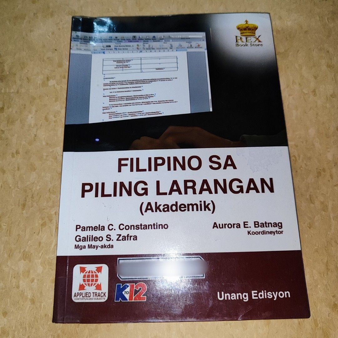 Filipino sa Piling Larangan (Akademik), Hobbies & Toys, Books ...