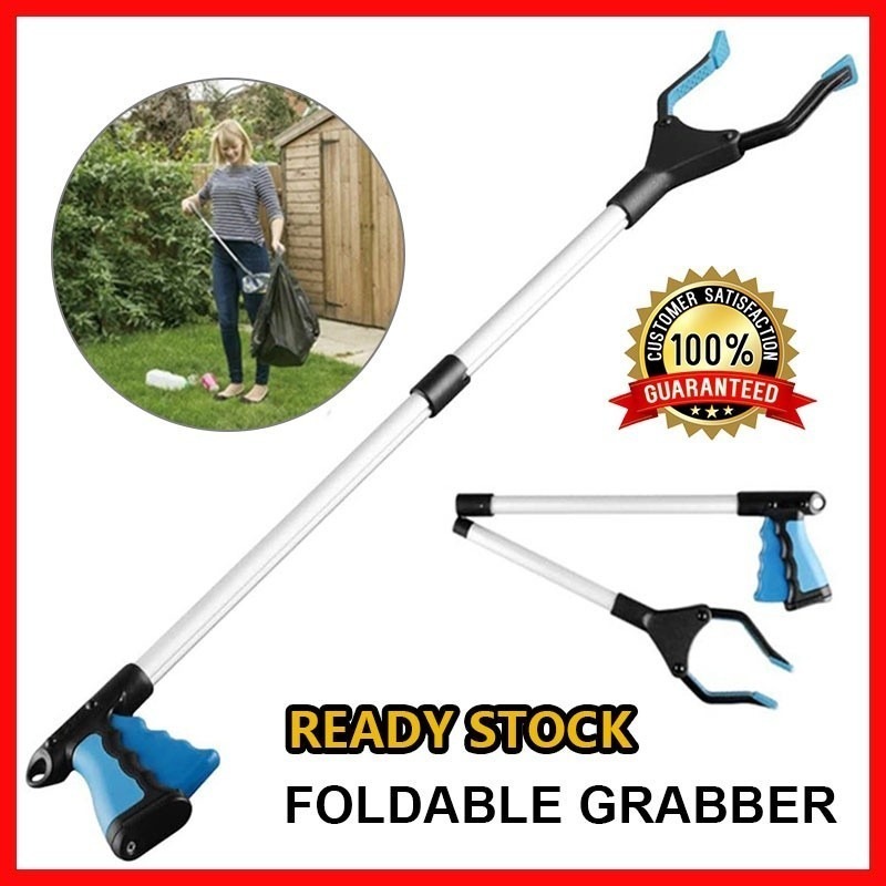 Foldable Litter Reachers Pickers Pick Up Tools Gripper Extender Picker ...
