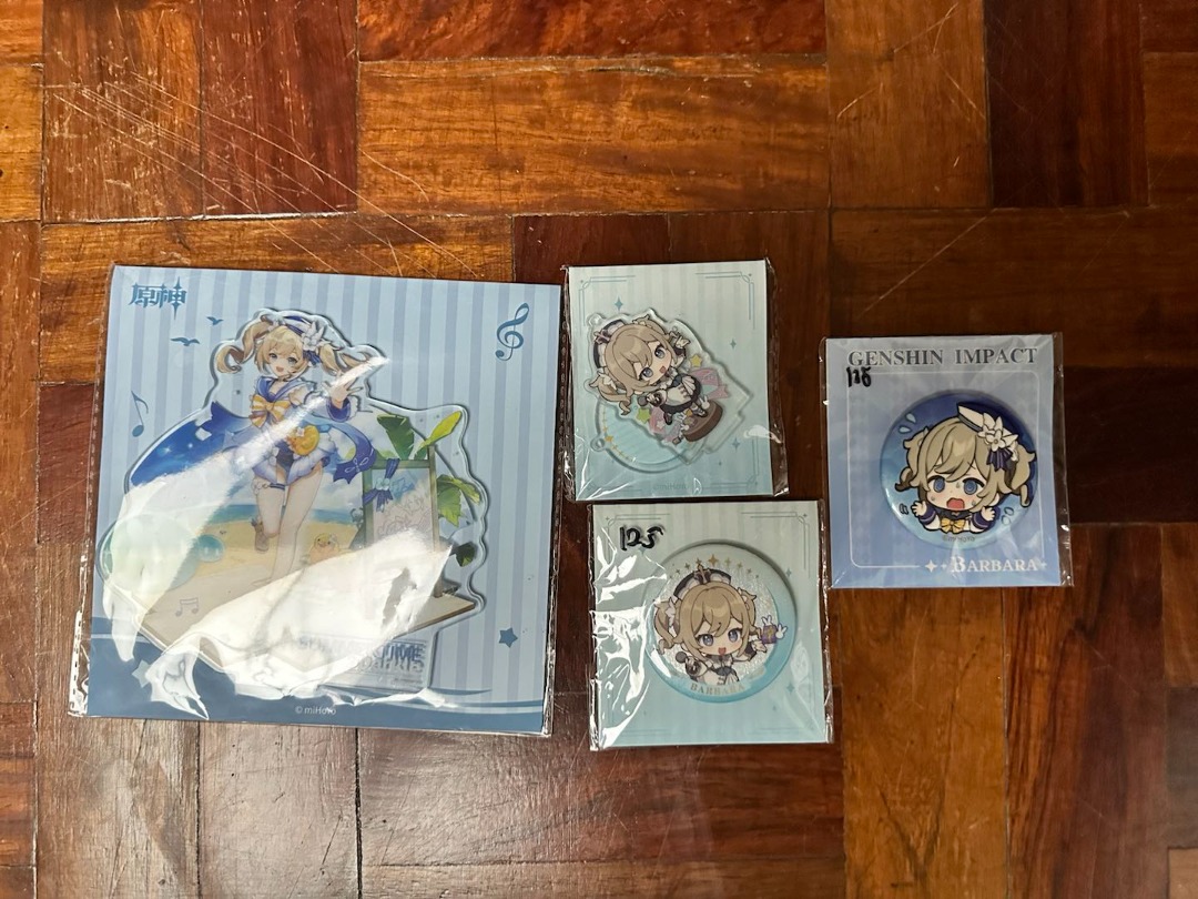 Genshin Impact Barbara Set (Super savings!) Merchandise ALL BRAND NEW ...