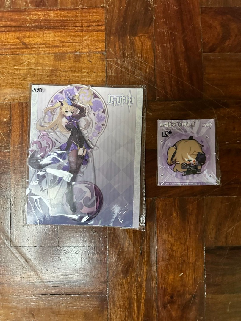 Genshin Impact Fischl Set (Super savings!) Merchandise ALL BRAND NEW ...