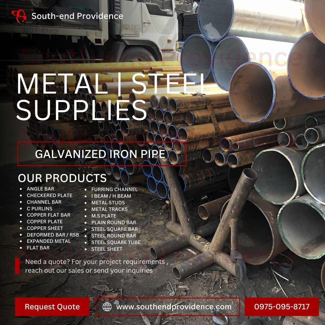 GI Pipes 4" | Galvanized Iron Pipes Sched 20 | BI Pipes | Deformed Bar ...