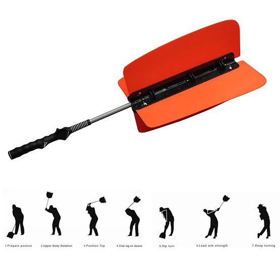 Golf power swing fan club swing trainer pinwheel power swing, Olah Raga ...
