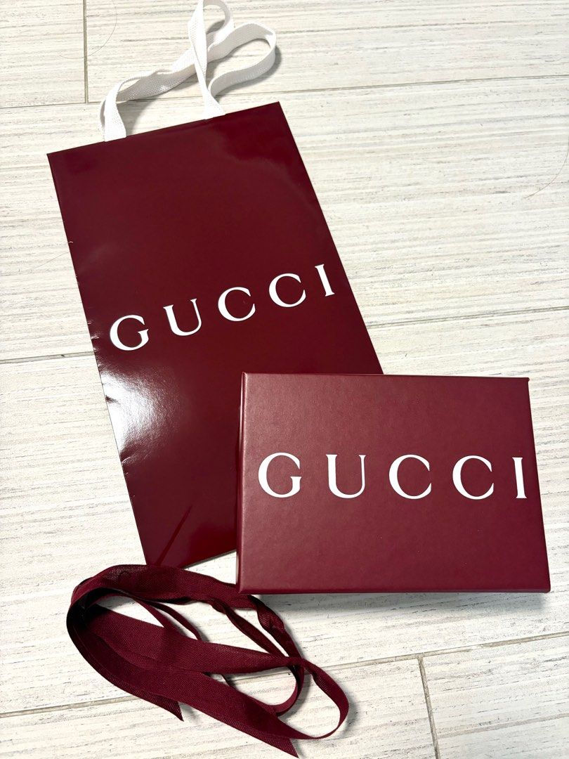 gucci packaging box red