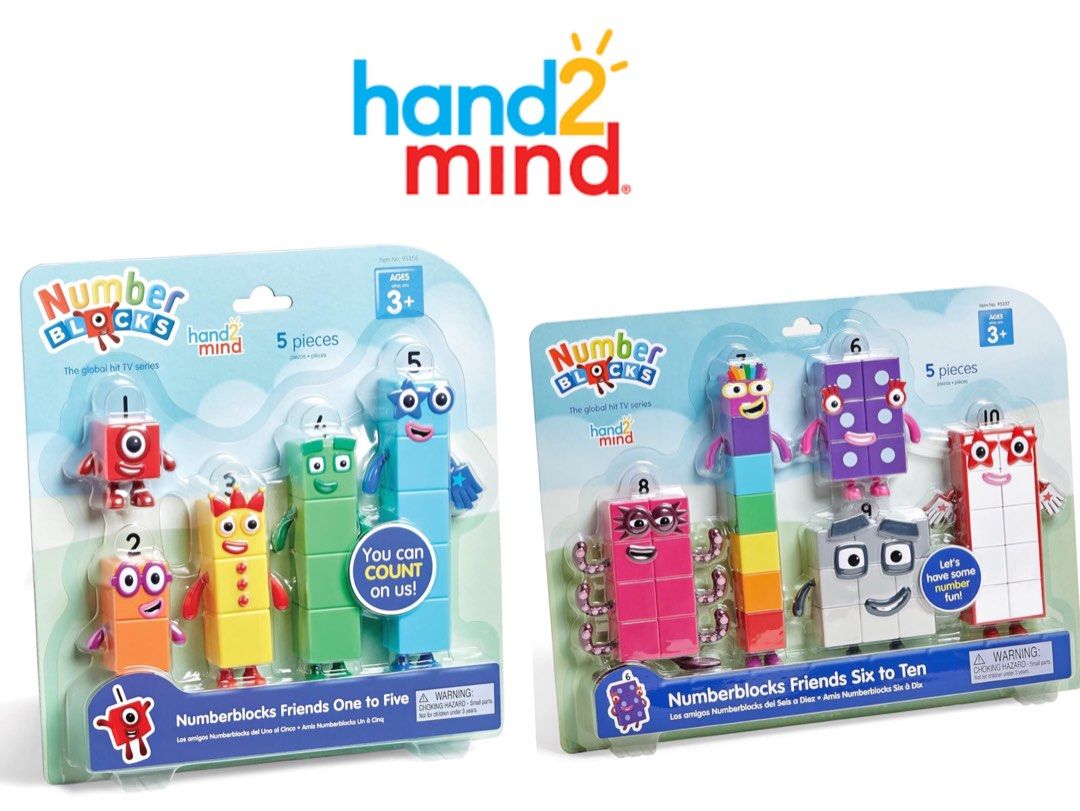 hand2mind Numberblocks Friends One to Five Figures, Hobbies & Toys ...