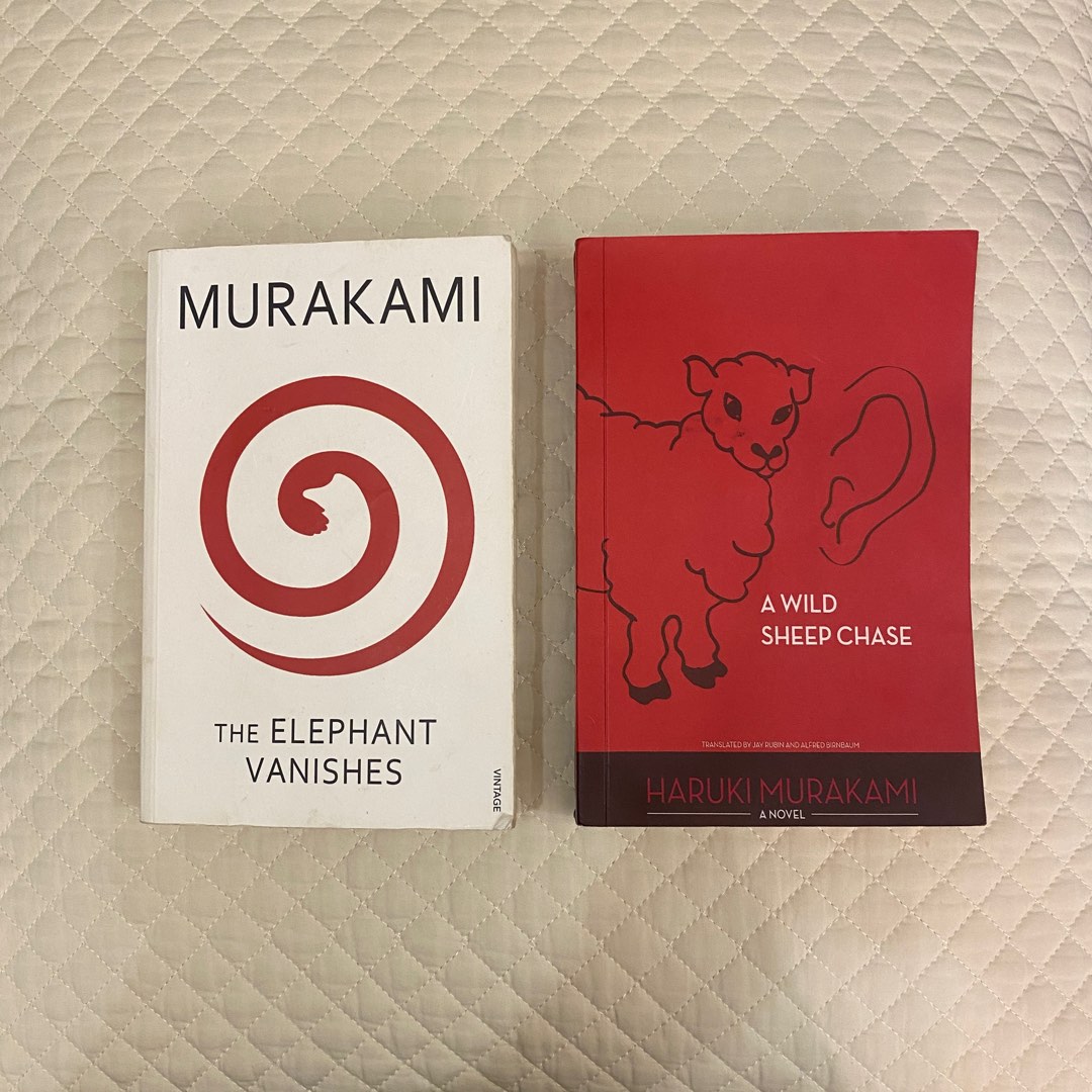 haruki marukami books: a wild sheep chase, the elephant vanishess ...