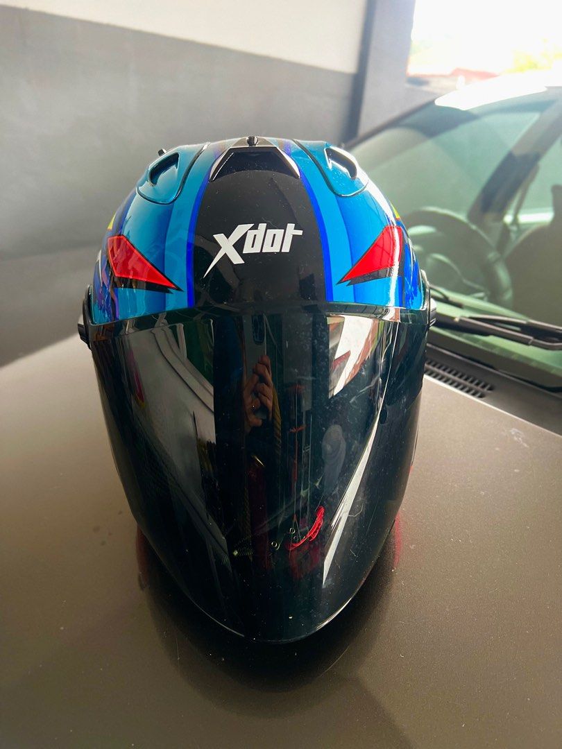 HELMET X-DOT SPITFIRE (G626A), Motorbikes on Carousell