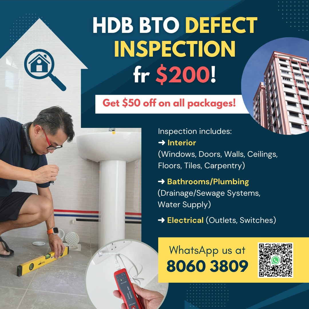 House Defect Inspection Home - Check Service (HDB BTO), Home Services ...