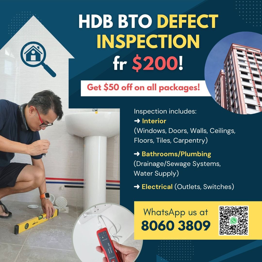 House Defect Inspection Home - Check Service (HDB BTO), Home Services ...