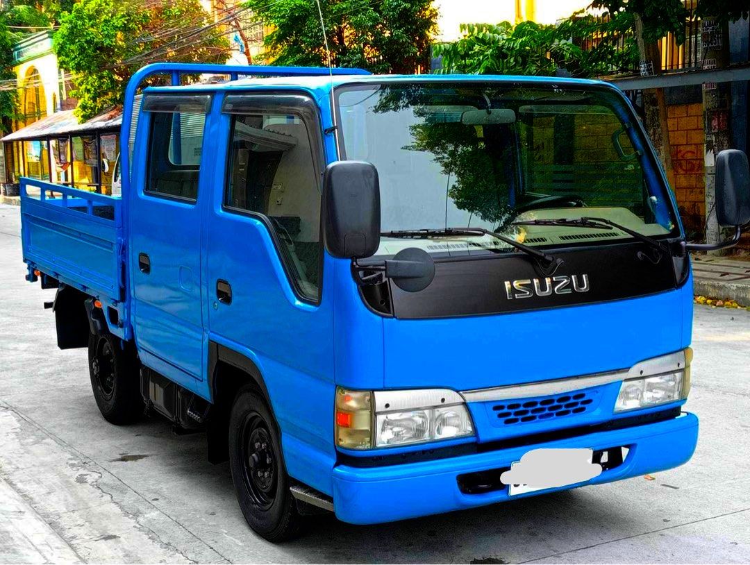 Isuzu Elf 4W Double Cab Cargo Dropside, Aluminum Van, Mini Dump Trucks ...