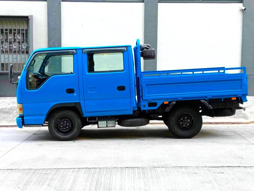 Isuzu Elf 4W Double Cab Cargo Dropside, Aluminum Van, Mini Dump Trucks ...