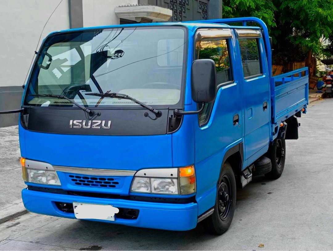 Isuzu Elf 4W Double Cab Cargo Dropside, Aluminum Van, Mini Dump Trucks ...