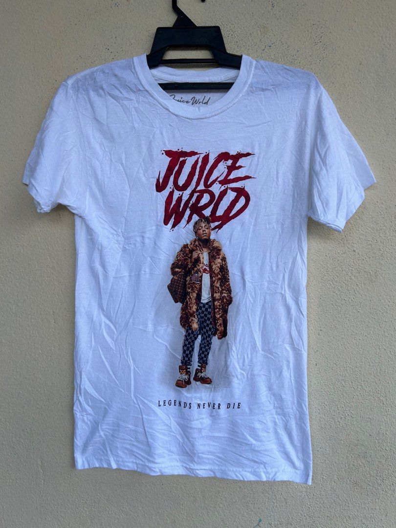 Juice Wrld Legends Never Die Rap Tee, Men's Fashion, Tops & Sets ...
