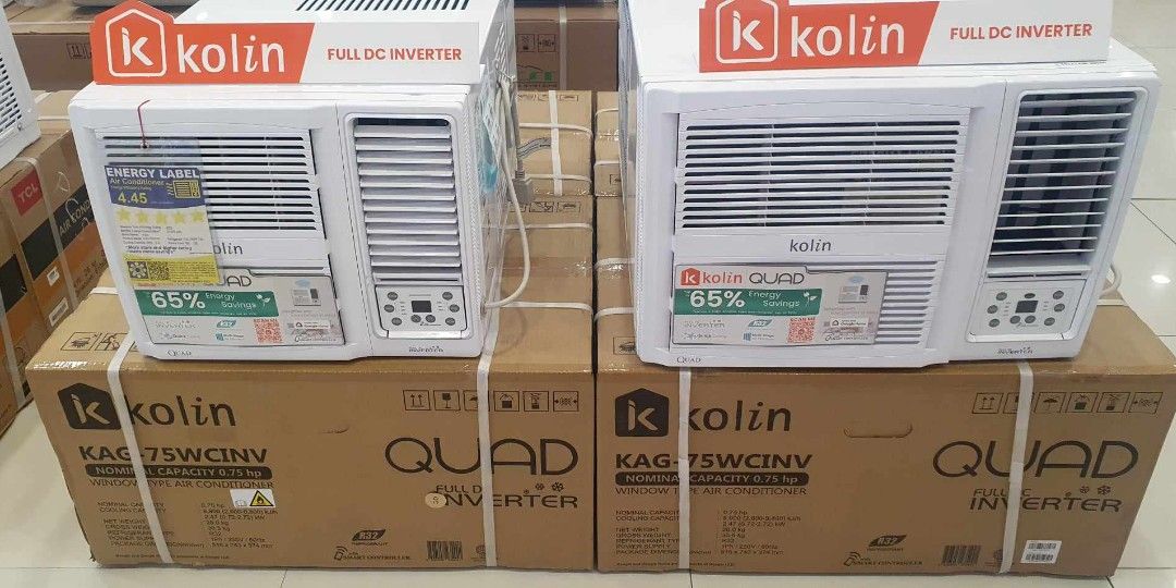 KOLIN WINDOW TYPE AIRCON, TV & Home Appliances, Air Conditioning and ...