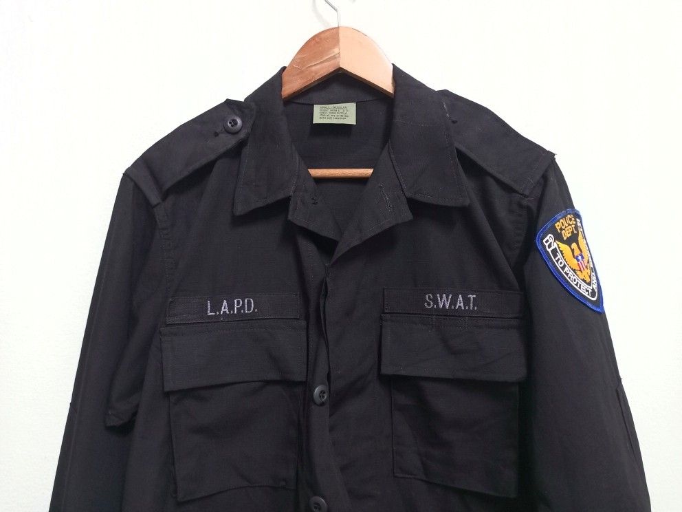 LAPD SWAT Rip-Stop Cotton Jacket, Luxury, Apparel on Carousell