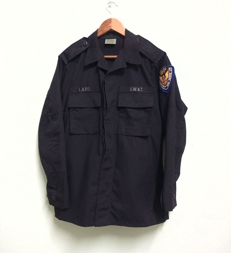LAPD SWAT Rip-Stop Cotton Jacket, Luxury, Apparel on Carousell