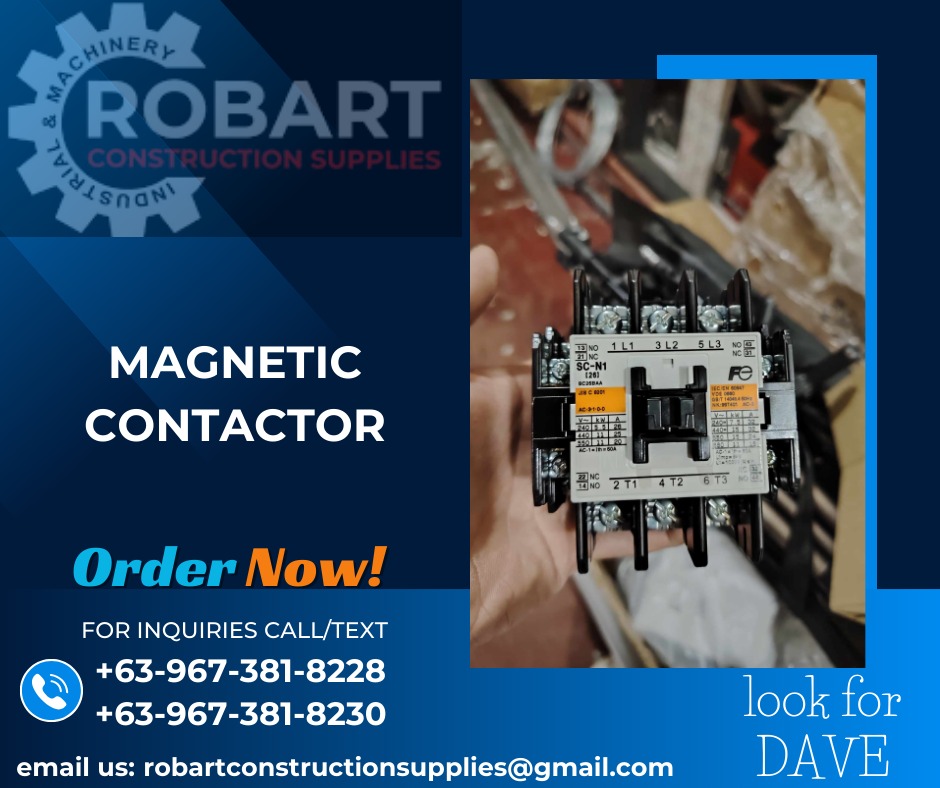 MAGNETIC CONTACTOR, Commercial & Industrial, Construction Tools ...