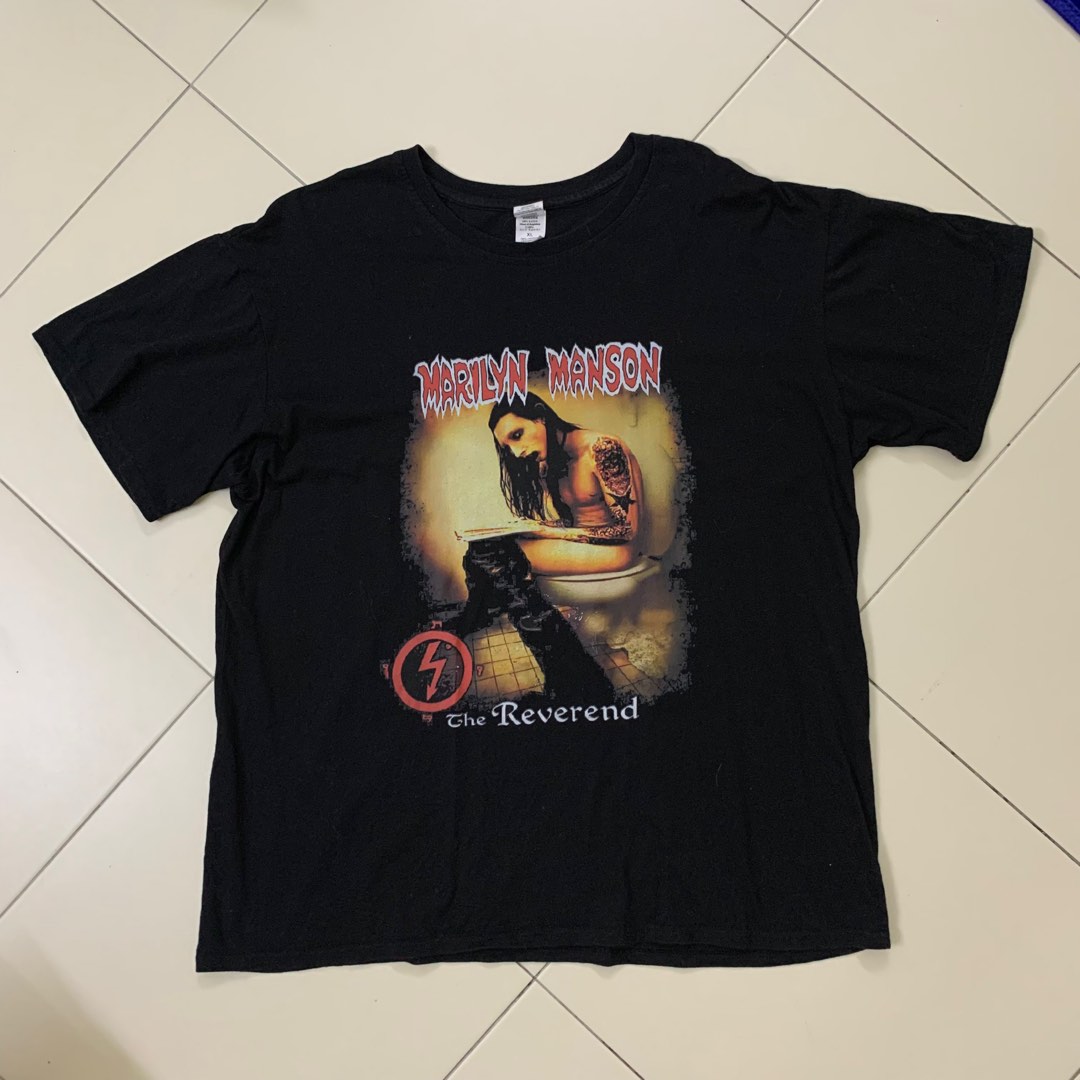 Marilyn Manson The Reverend T-Shirt, Men's Fashion, Tops & Sets ...