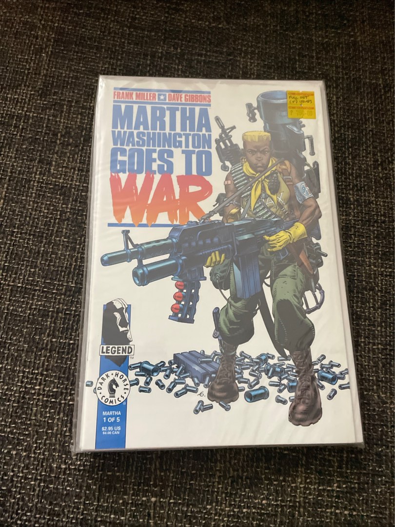 MARTHA WASHINGTON GOES TO WAR 1-5 DARK HORSE COMIC SET COMPLETE FRANK ...