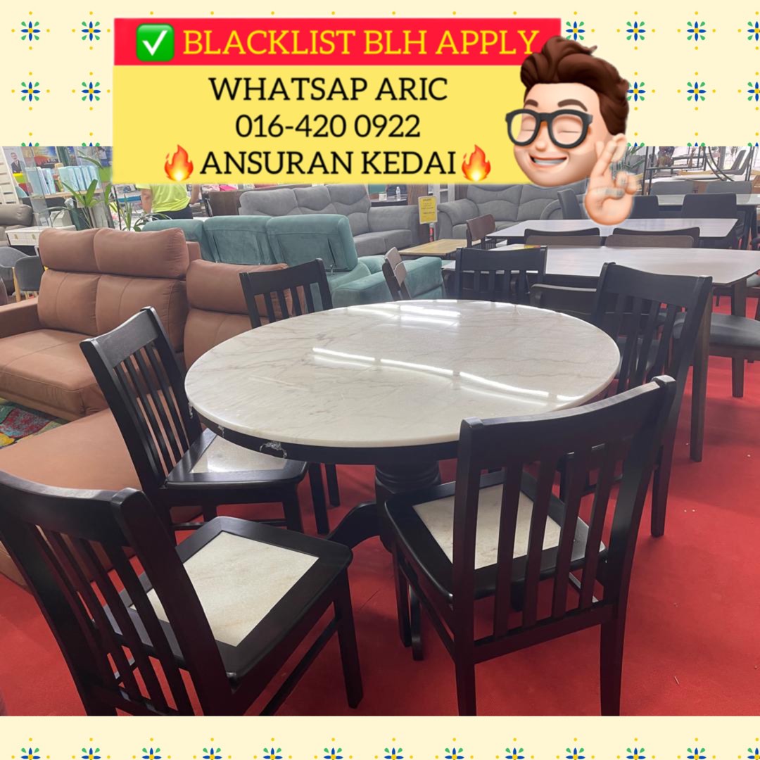 Meja Makan Ansuran Kedai, Furniture & Home Living, Furniture, Tables ...