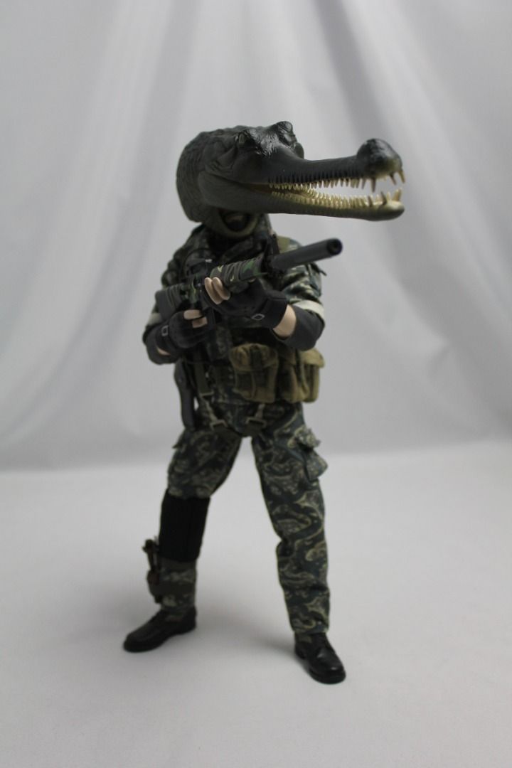Metal Gear Solid 3 Snake Eater 1/6 Crocodile Head MEDICOM Toy Japan RAH ...
