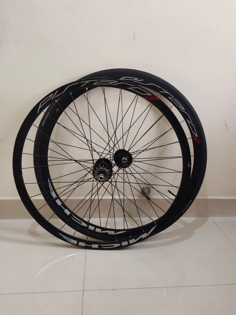 Miche Pistard WR tubular wheelset, Sports Equipment, Bicycles & Parts ...
