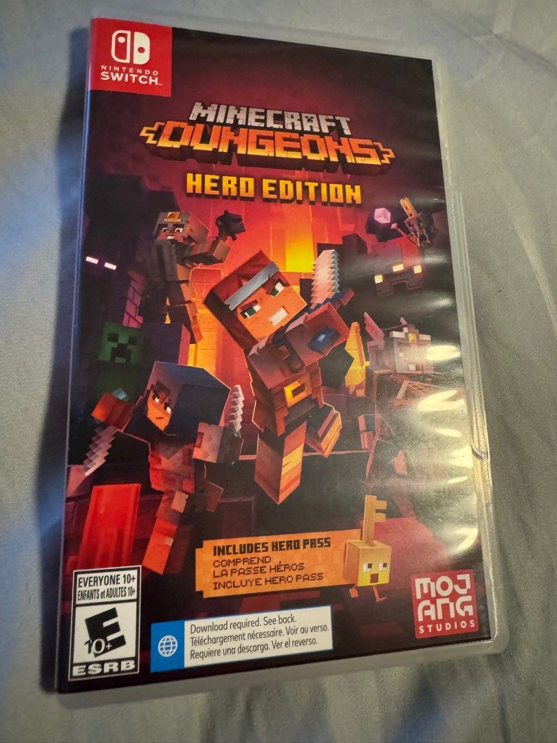 Minecraft Dungeons Hero Edition, Video Gaming, Video Games, Nintendo on ...
