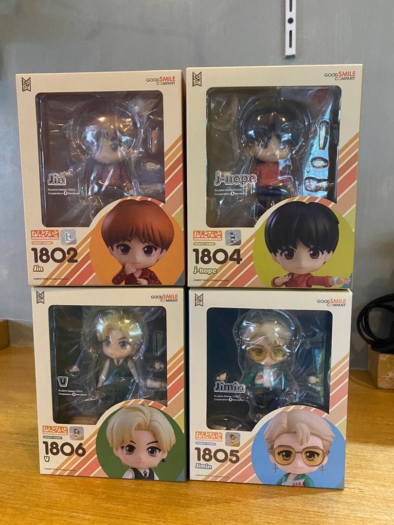 Nendoroid Tiny TAN / BTS (Jin, Jimin, V, and J-Hope), Hobbies & Toys, Toys & Games on Carousell