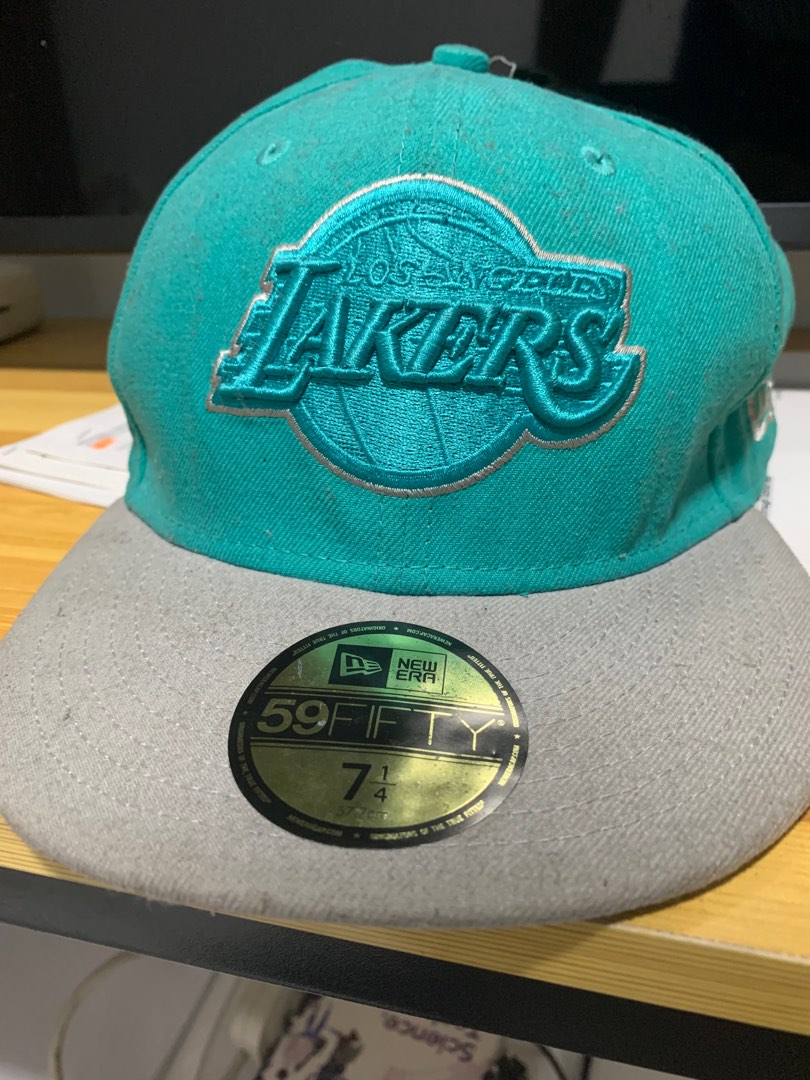 New Era Los Angeles Lakers Mint Blue Cap, Men's Fashion, Watches ...