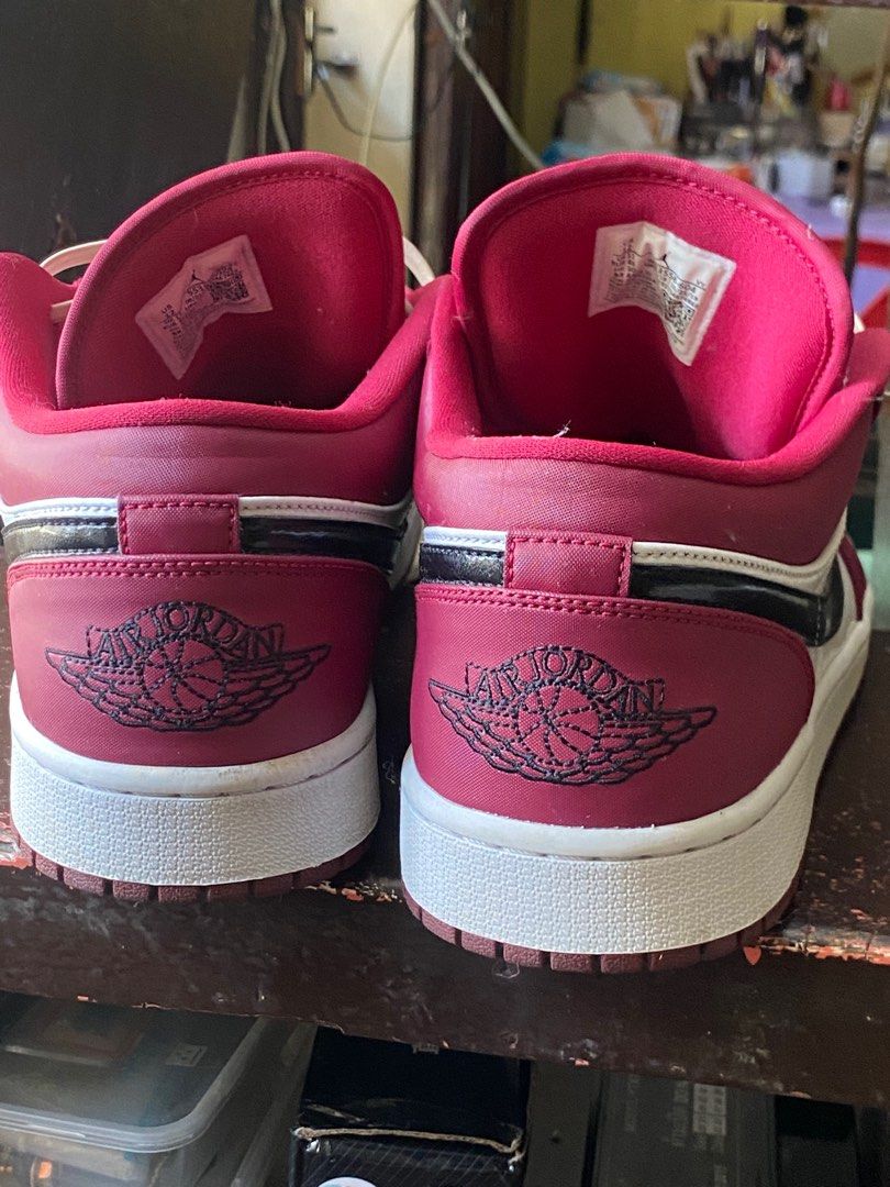 Nike Air Jordan 1 Low Noble Red, Men's Fashion, Footwear, Sneakers on ...