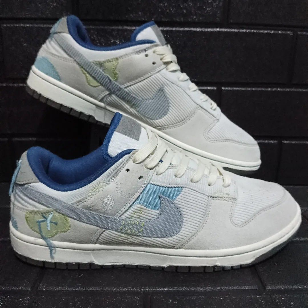 Nike SB Dunk Low Bright Side, Size 45, Insole 29 cm, Fesyen Pria ...