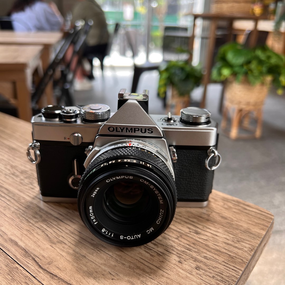 Olympus OM-1 + Zuiko 50mm f1.8, Photography, Cameras on Carousell