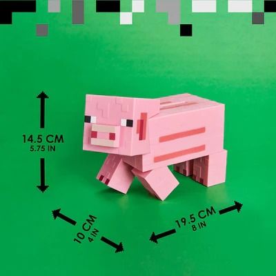 PALADONE MINECRAFT PIG MONEY BANK, Everything Else, Others on Carousell