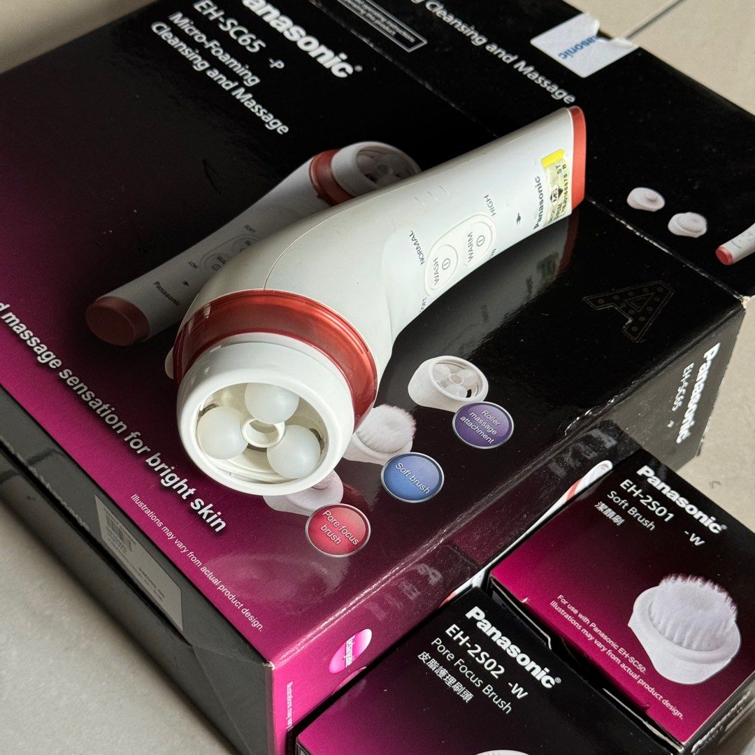 Panasonic Micro-Foaming Face Cleansing Massage, Beauty & Personal Care ...