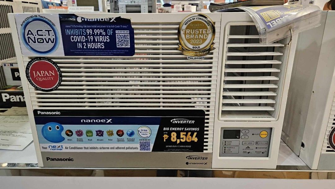 PANASONIC WINDOW TYPE AIRCON, TV & Home Appliances, Air Conditioning ...