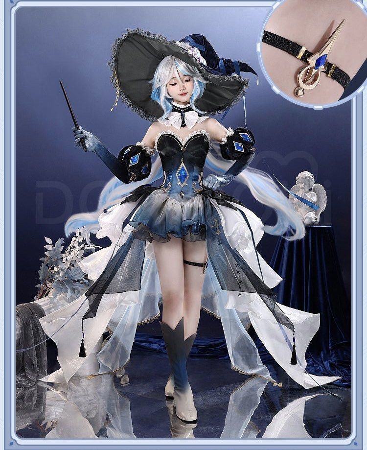 [PO] Furina Doujin Letter from the Deep Sea Witch Cosplay Genshin ...