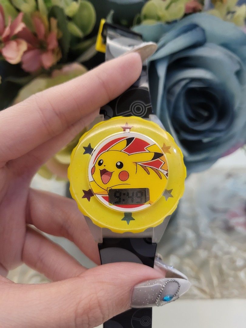 Pokemon Pikachu Light-up Digital Watch, Men's Fashion, Watches ...