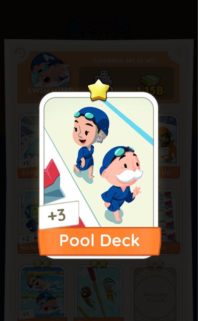 Pool Deck Monopoly Go, Video Gaming, Gaming Accessories, Game Gift ...