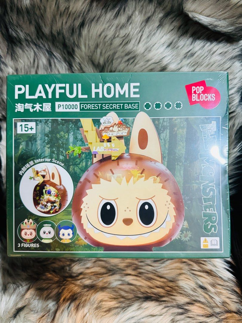 POP MART LABUBU THE MONSTERS Forest Secret Base Series Blocks PLAYFUL ...