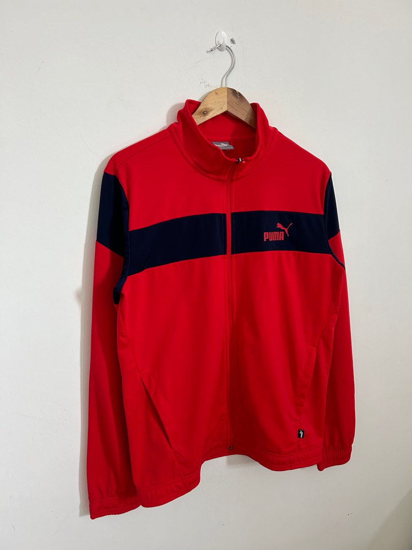 Puma Tracktop, Men's Fashion, Activewear on Carousell