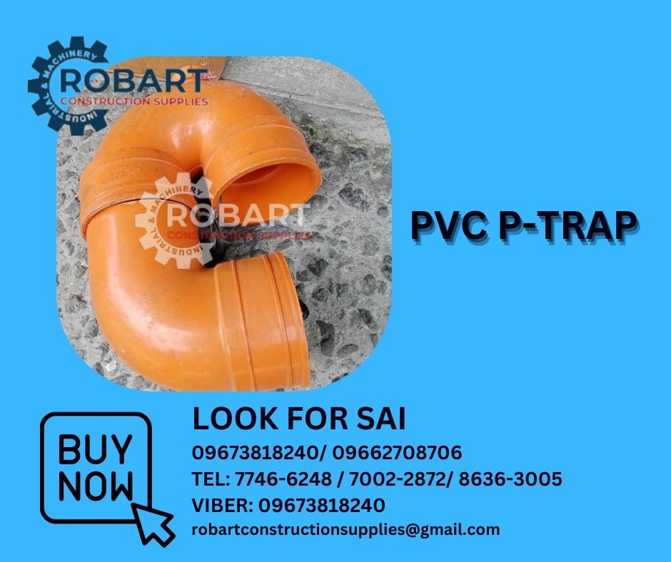 PVC P-trap, Commercial & Industrial, Construction Tools & Equipment on ...
