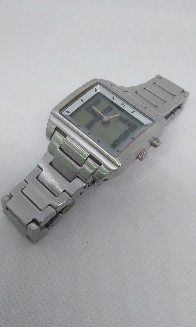 Fossil big tic blue fire watch y2k 鳴る 腕時計 Fossil big tic blue fire watch y2k 鳴る 腕時計