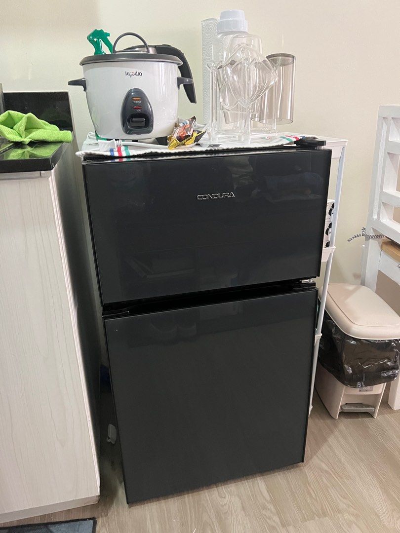 Condura CPR90TD 3.2 cu. ft. Two Door Personal Refrigerator, TV & Home ...