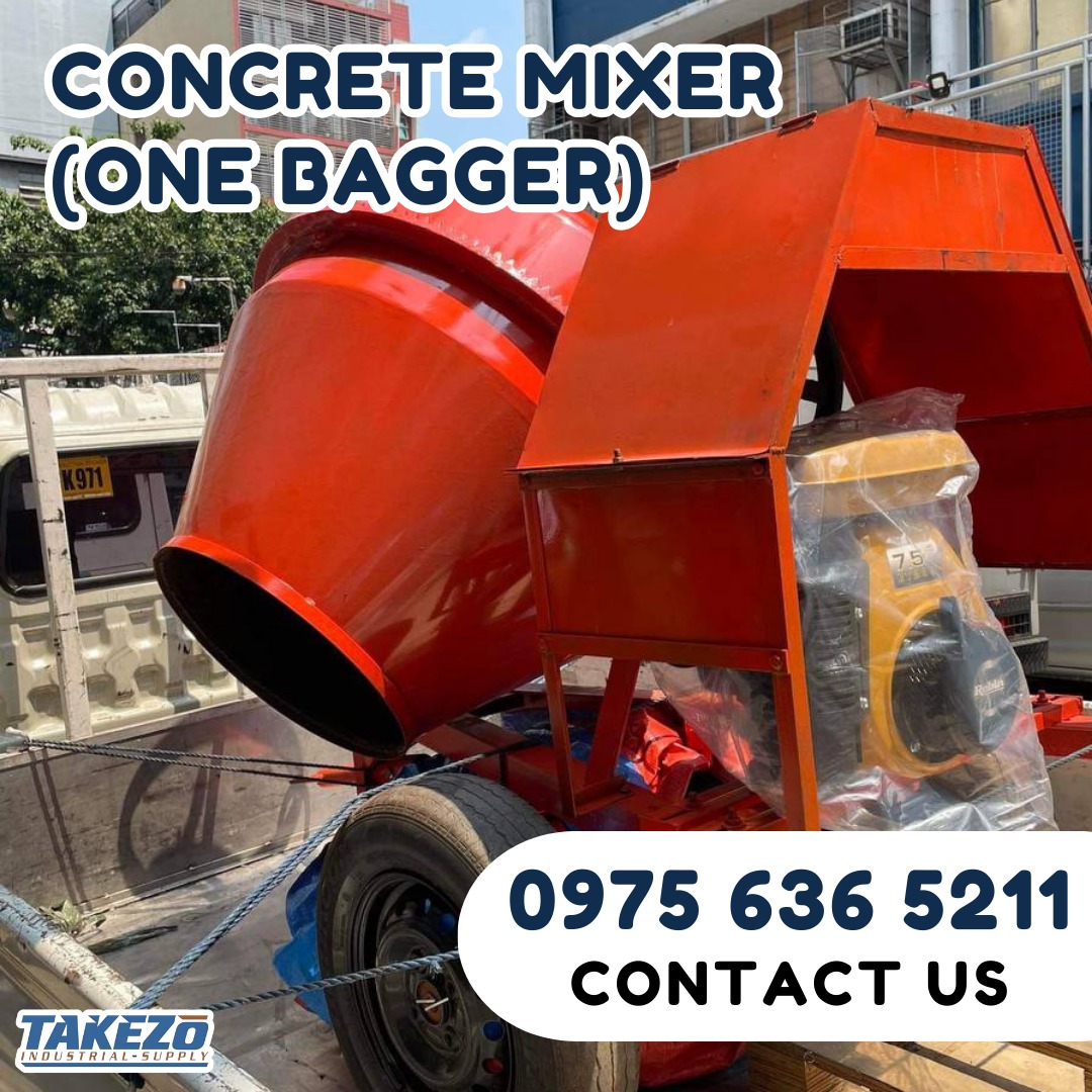 ROBIN ENGINE CONCRETE MIXER (ONE BAGGER), Commercial & Industrial ...