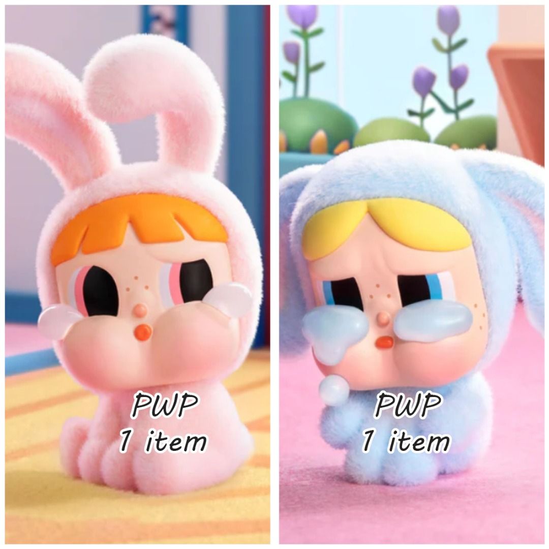 Sell [New] Crybaby Powerpuff Girl Bunny Blossom & Bubbles Popmart ...