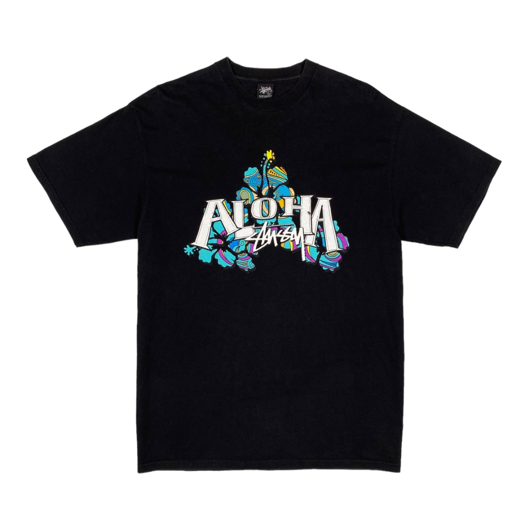 STUSSY 2000's ALOHA TEE (LARGE), Men's Fashion, Tops & Sets, Tshirts ... STUSSY 2000's ALOHA TEE (LARGE), Men's Fashion, Tops & Sets, Tshirts ...