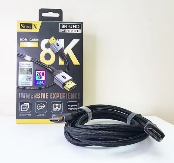 SUNeX 2.1 8K HDMI Cable 螢幕 屏幕 視頻 超高清延伸投屏傳輸連接線 [香港行貨] #4897085731679 #4897085731686 ...