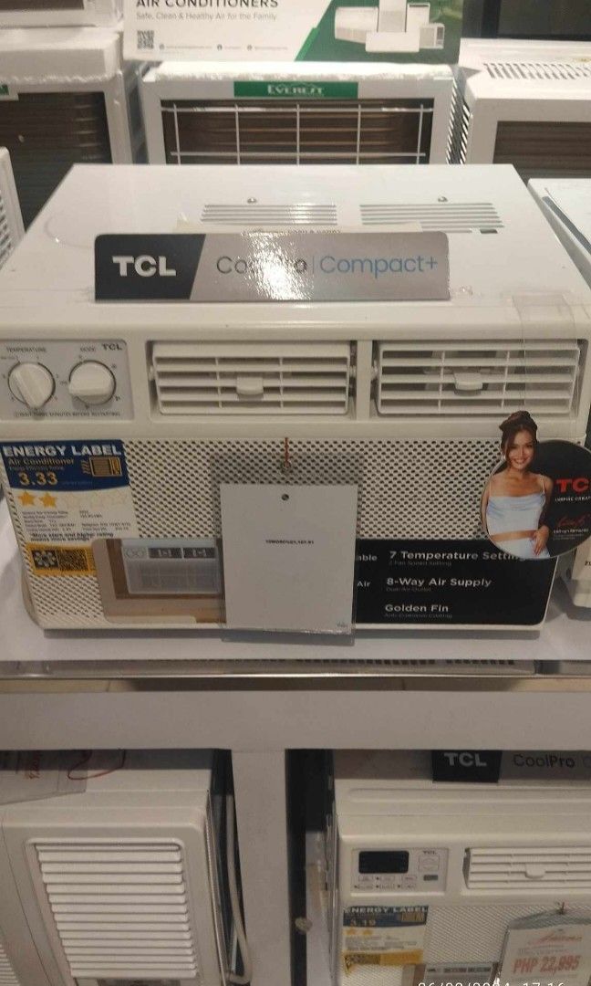 TCL WINDOW TYPE AIRCON, TV & Home Appliances, Air Conditioning and ...
