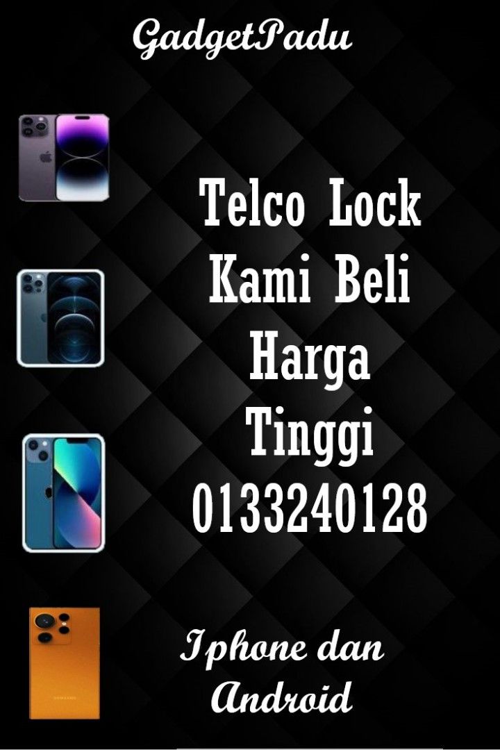 Telco Lock Kami Beli Harga Tinggi, Mobile Phones & Gadgets, Mobile ...