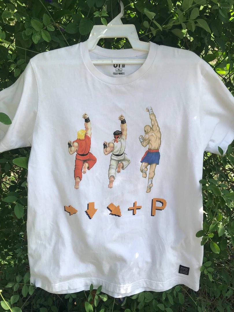 Uniqlo x Capcom Street Fighter, Men's Fashion, Activewear on Carousell