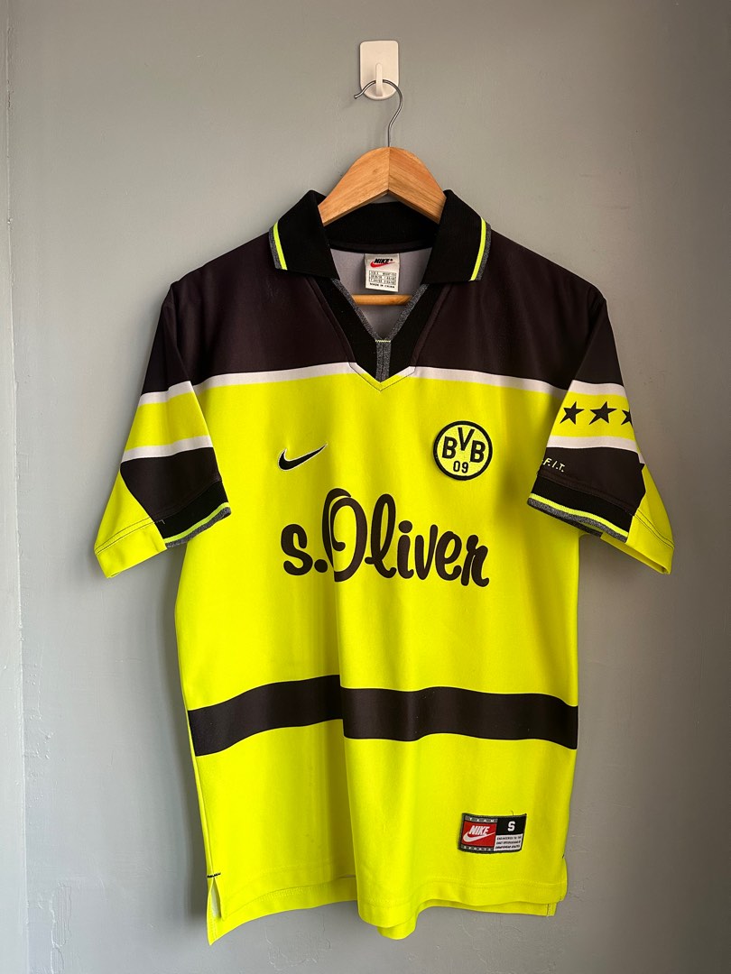 Vintage Nike S. Oliver Football Jersey Soccer Shirt BVB Dortmund, Men's ...